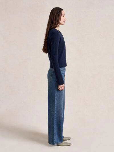 LA LIGNE Solid Lean Lines Cardigan