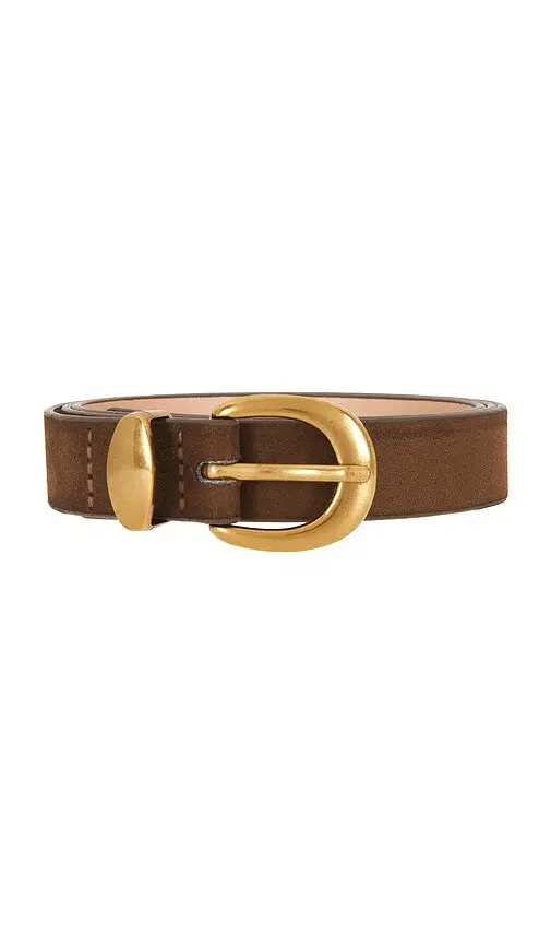 8 Other Reasons Suede Belt With Gold Hardware In Brown