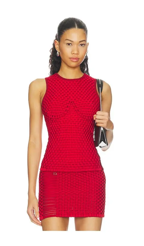 ISA BOULDER Woven Tight Tank Top