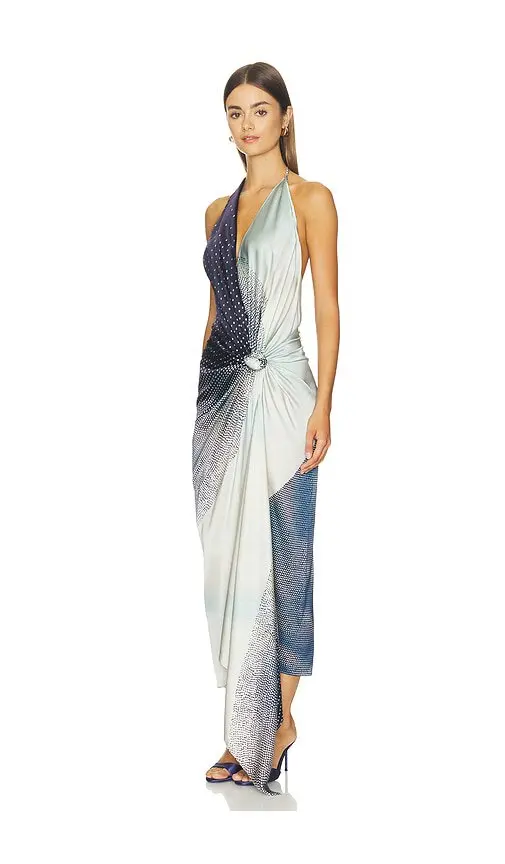 Silvia Tcherassi Abril Dress In Blue