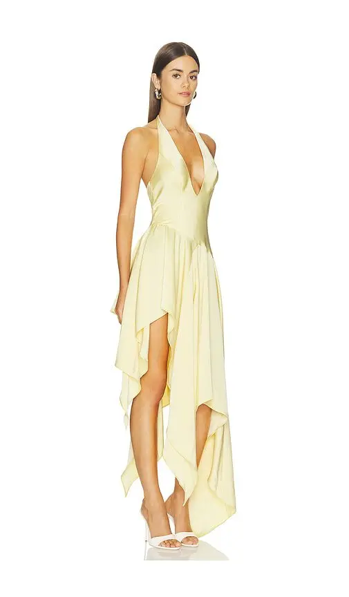 LOVERS AND FRIENDS Eldrid Gown In Yellow