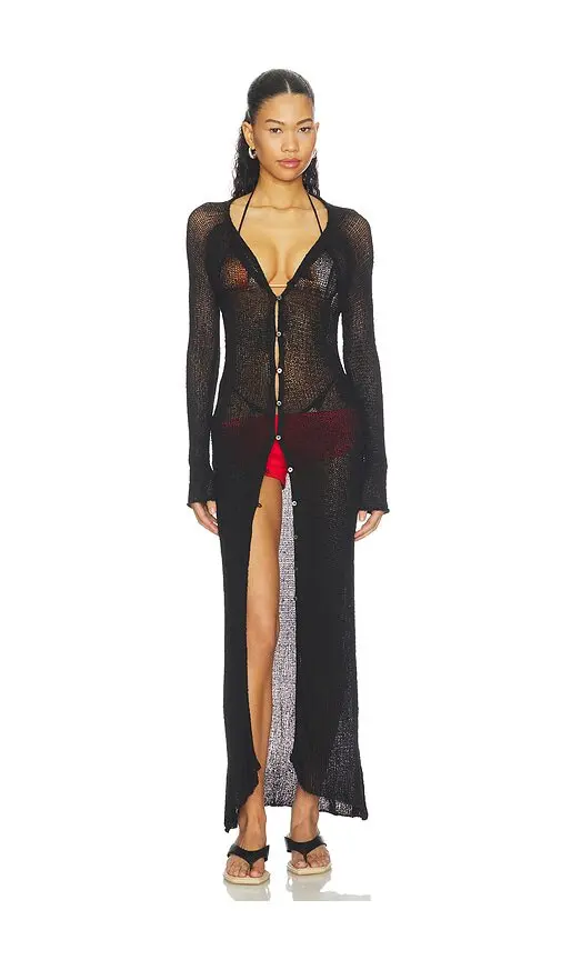 INDAH Button Front Duster