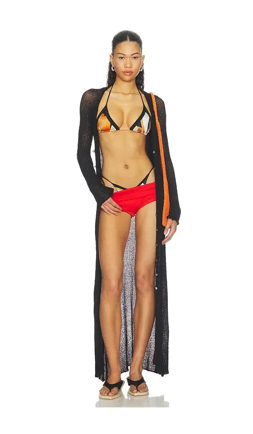 INDAH Button Front Duster
