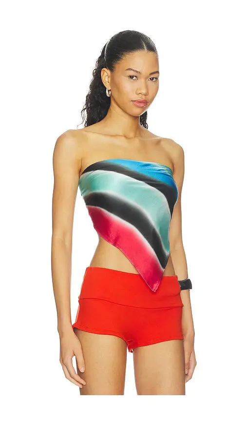 INDAH Printed Square Scarf In Multi