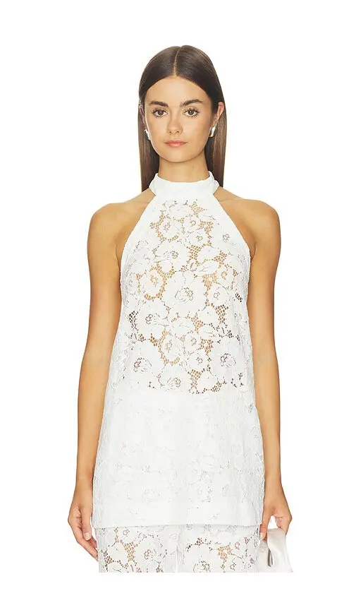 LOVERS AND FRIENDS Kimber Halter Lace Top