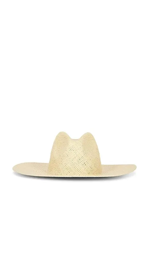 Gigi Pip Faye Cowboy Hat In Neutral - Natural