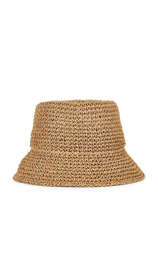 Gigi Pip Sal Bucket Hat In Neutral - Natural