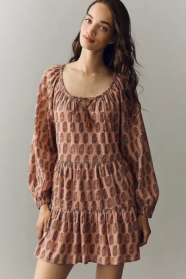 Paige Boardwalk Mi Dress - Salmon Multi