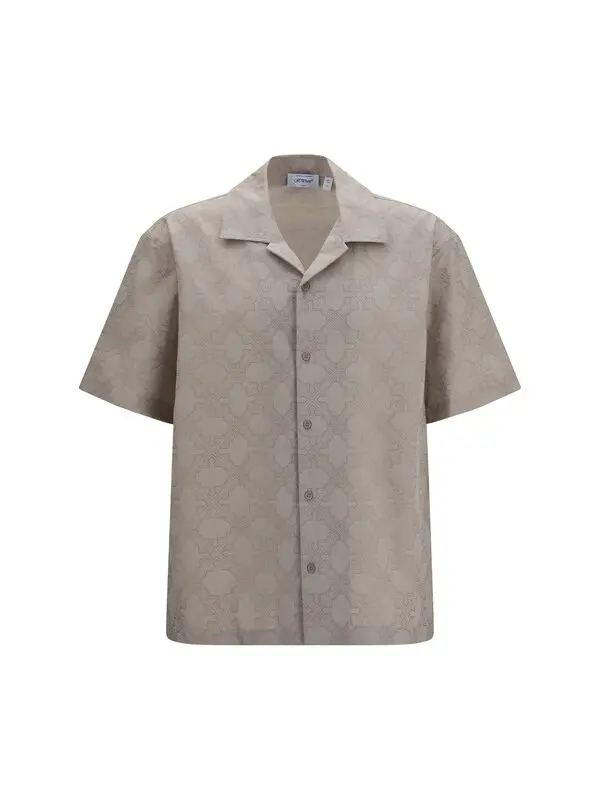 Off-White Arrow Monogram Shirt - Cream