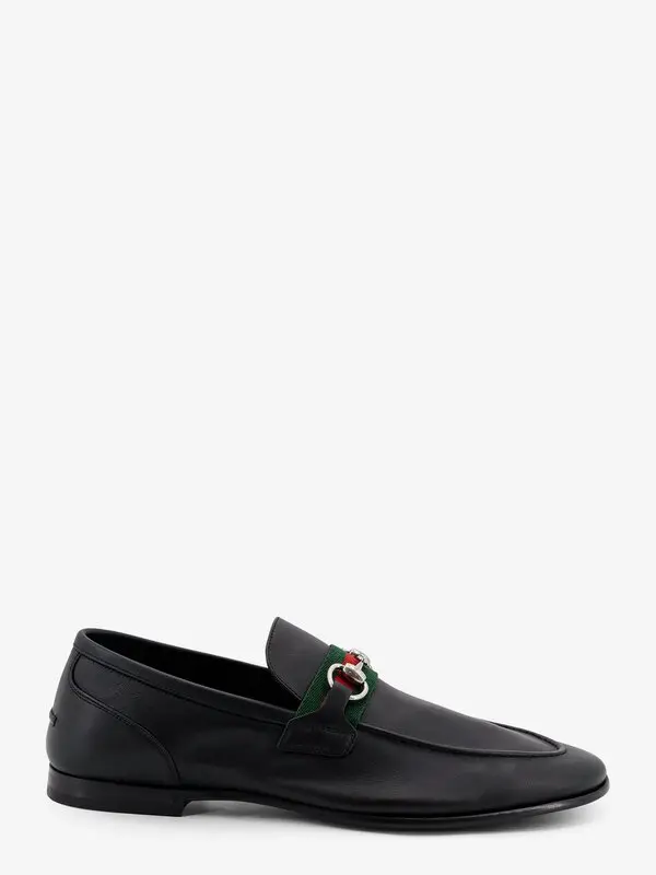 Gucci Como Leather Loafers With Metal Buckle - Multicolor