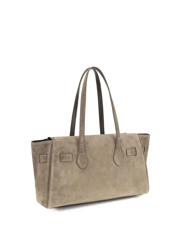 Brunello Cucinelli Suede Shoulder Bag