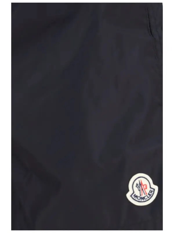 Moncler Logo Swim Shorts - Black