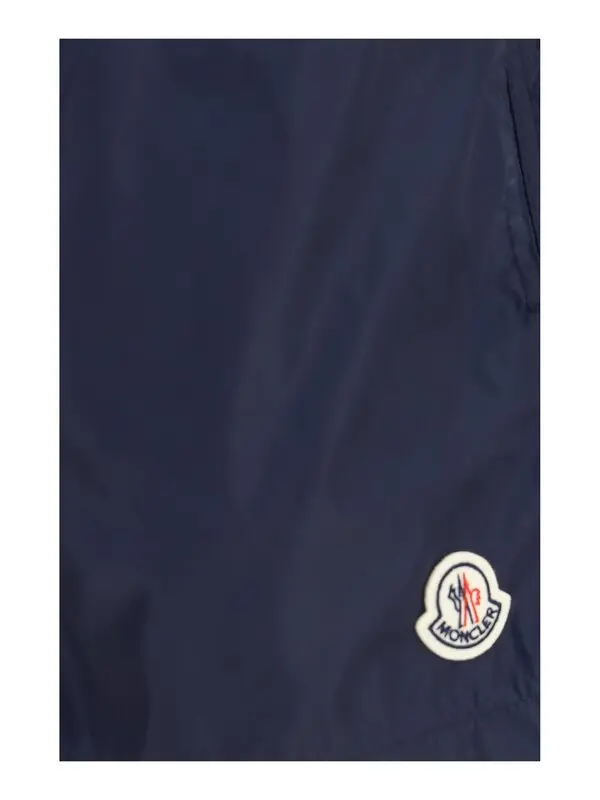 Moncler Logo Swim Shorts - Blue