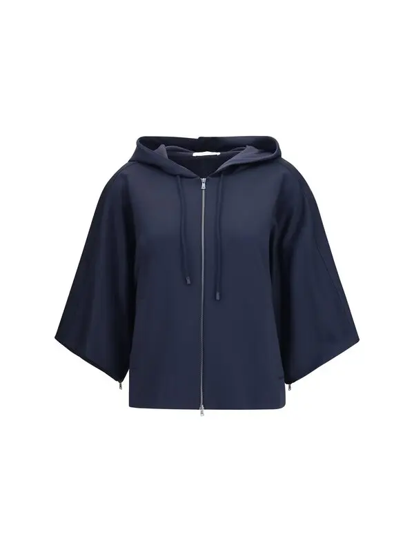 Max Mara Fidato Hooded Sweatshirt - Blue