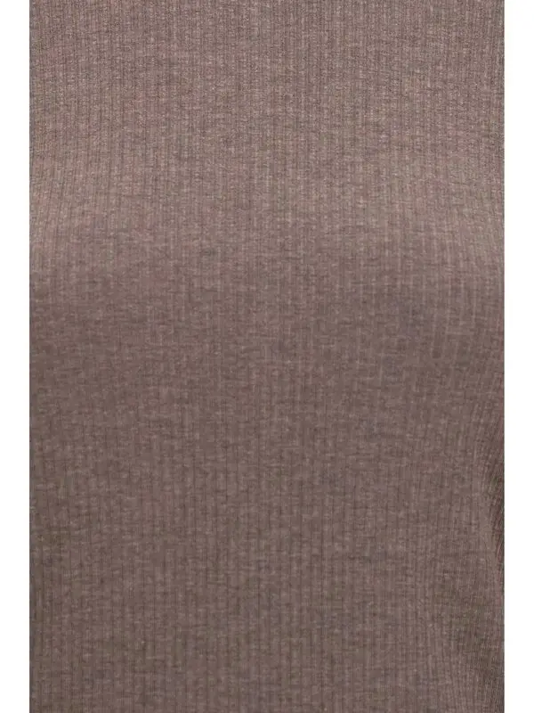 Max Mara Ribbed Long-sleeve Sweater - Brown