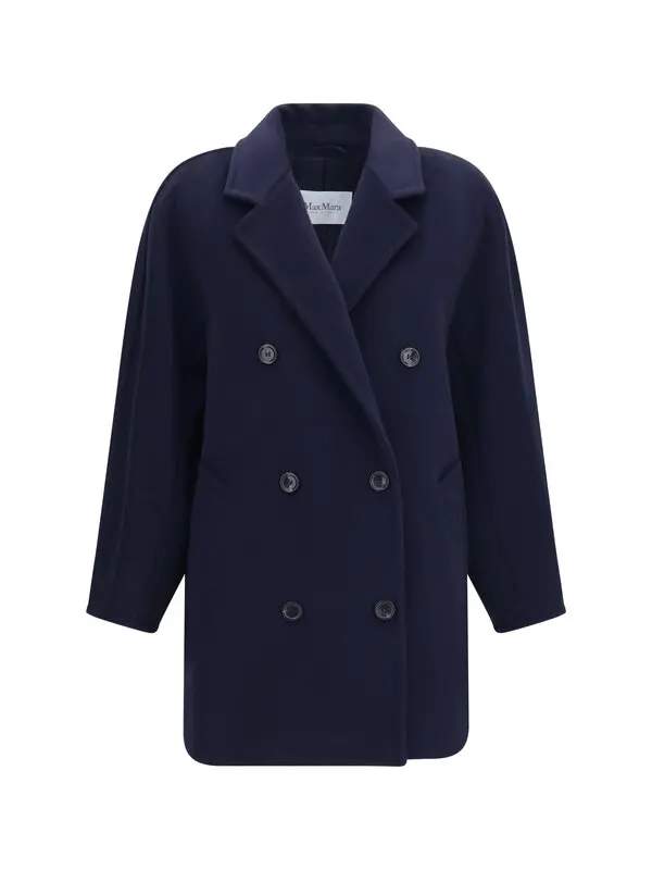 Max Mara Rebus Double-breasted Jacket - Blue