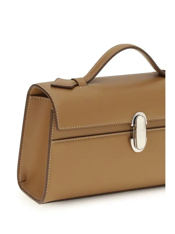 Savette Symmetry Pochette With Top Handle - Brown