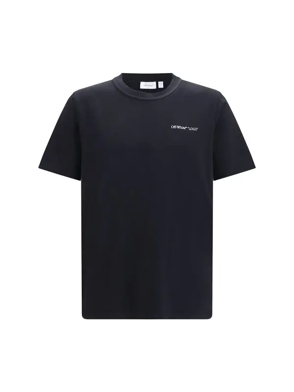 Off-White Logo Quote T-shirt - Black