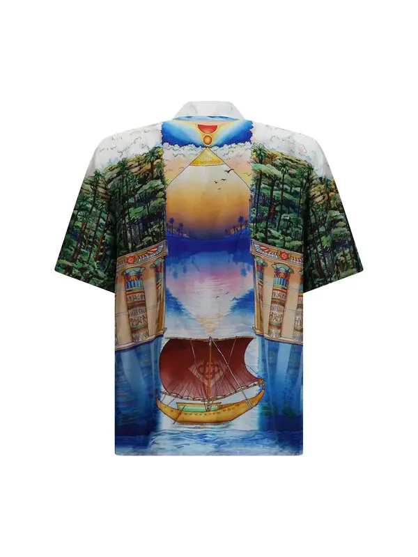 Casablanca Trompe L’oeil Printed Shirt - Multicolor