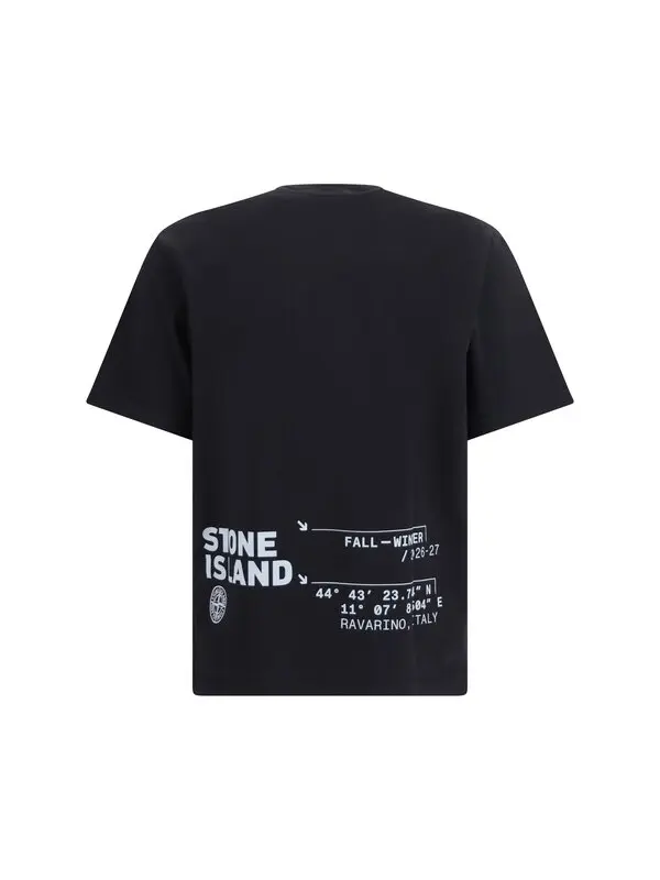 Stone Island Cotton Jersey T-shirt With Central Logo