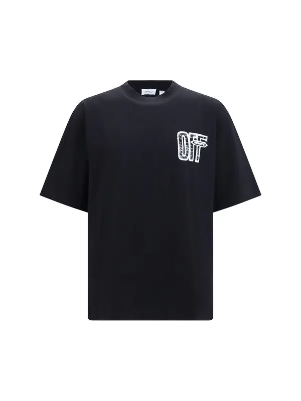 Off-White Motion Arrow Skate T-shirt - Black