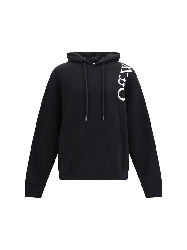 Off-White Vertical Bookish Skate Hoodie - Black