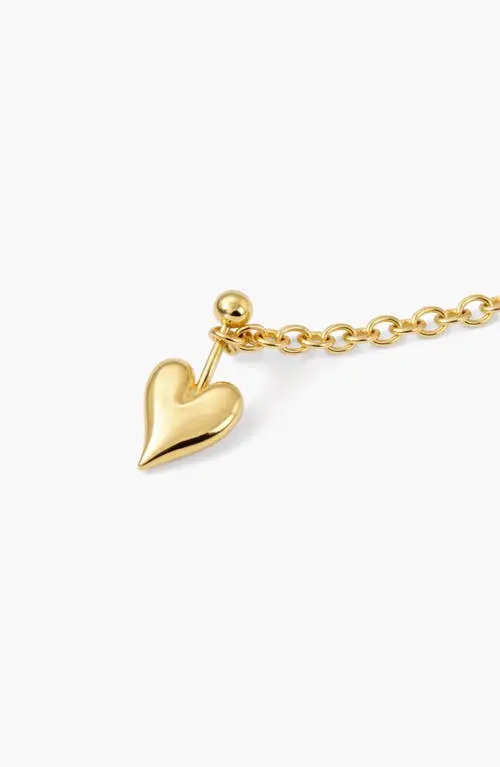 YOJ Mini Heart Pendant Rope Chain Necklace