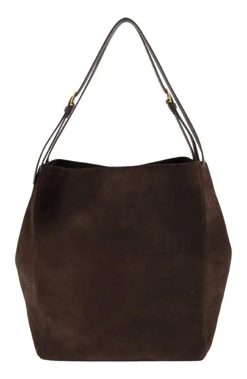 Vince Josie Large Suede Tote