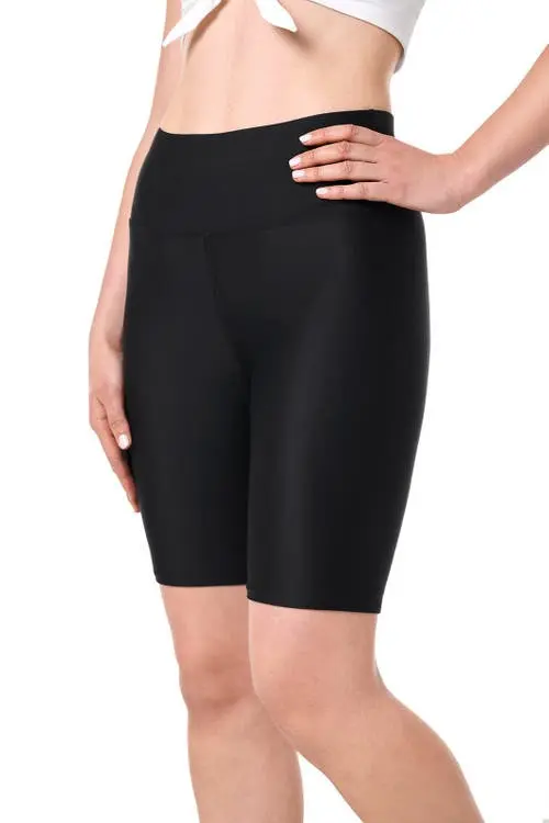 Coolibar Bayshore Ruche Swim Shorts - Black
