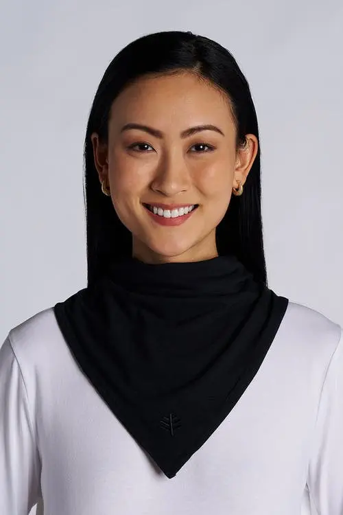 Coolibar Sanibel Everyday Beach Bandana - Black