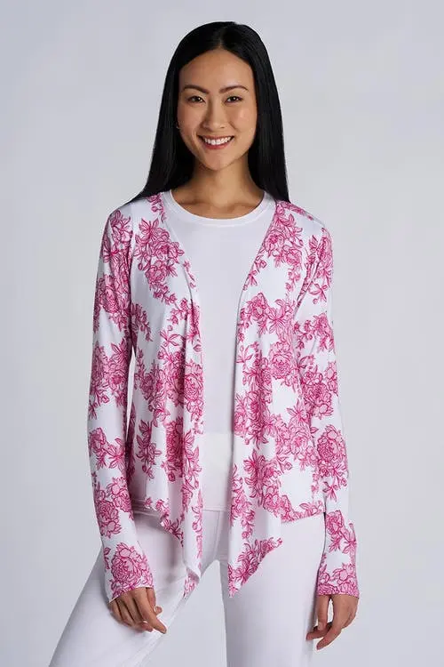 Coolibar Vrae Fashion Wrap - Fuchsia Pink