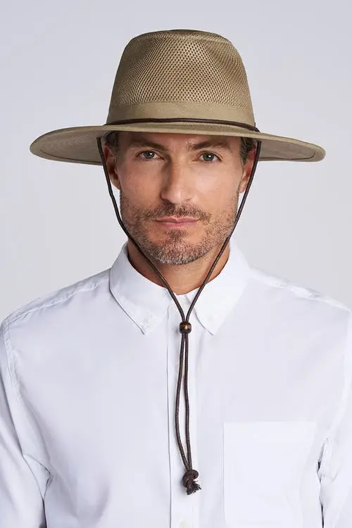 Coolibar Walkabout Vented Waxed Canvas Sun Hat