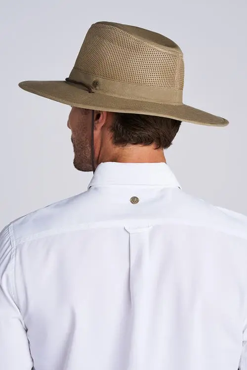 Coolibar Walkabout Vented Waxed Canvas Sun Hat