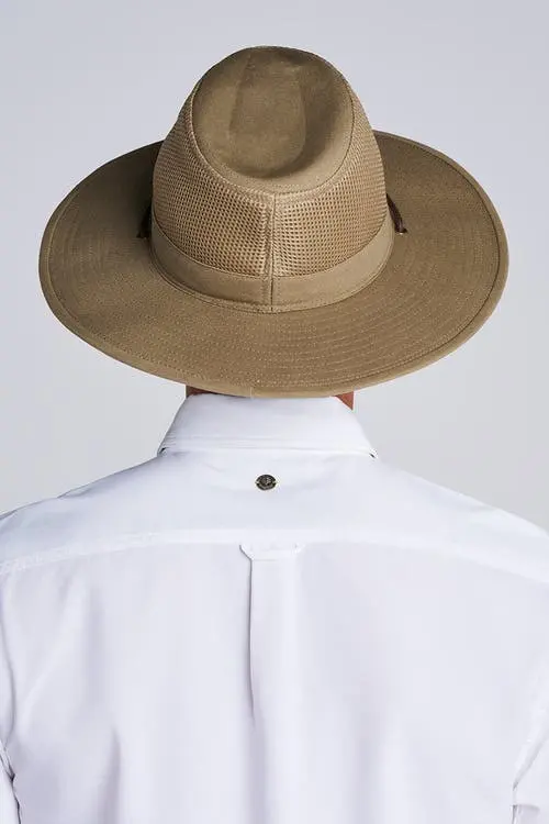 Coolibar Walkabout Vented Waxed Canvas Sun Hat