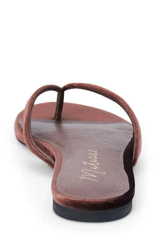Matisse Jack Flip Flop - Chocolate