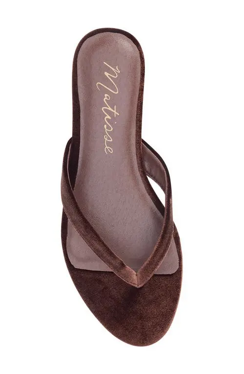 Matisse Jack Flip Flop - Chocolate