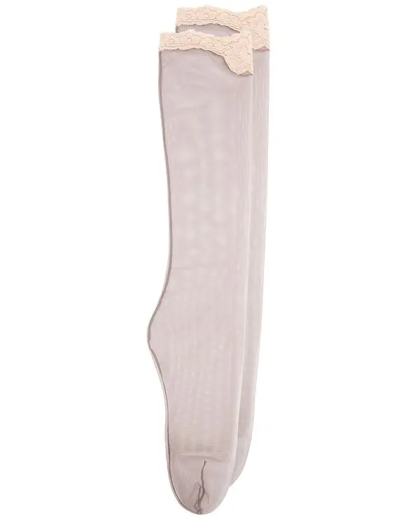 Valentino Garavani Lace Socks - Medium Grey
