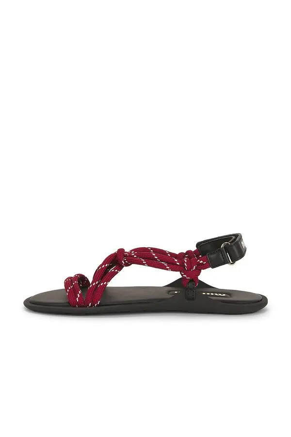 Miu Miu Strappy Sandal - Amaranto