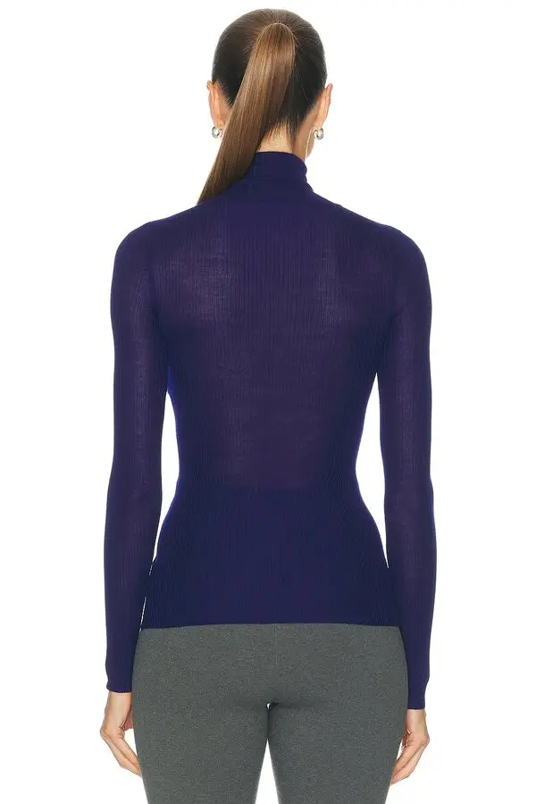 JIL SANDER Ribbed Turtleneck Sweater