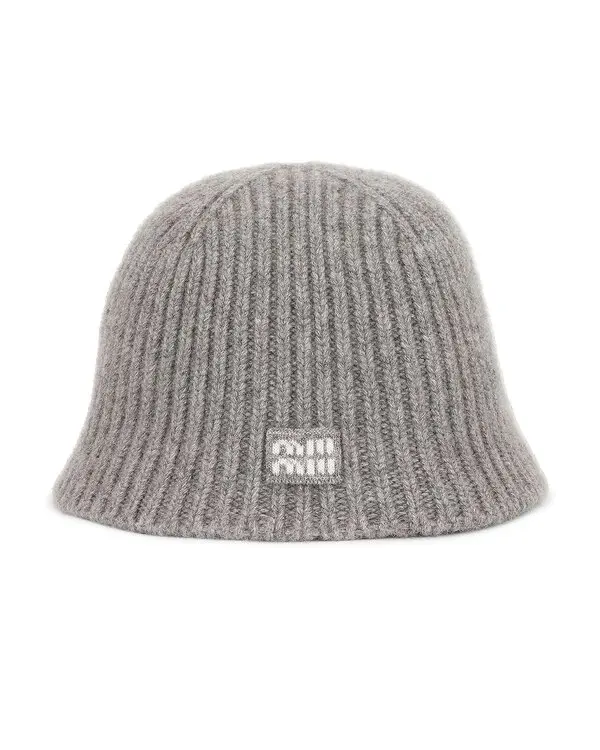 Miu Miu Cashmere Wool Bucket Hat