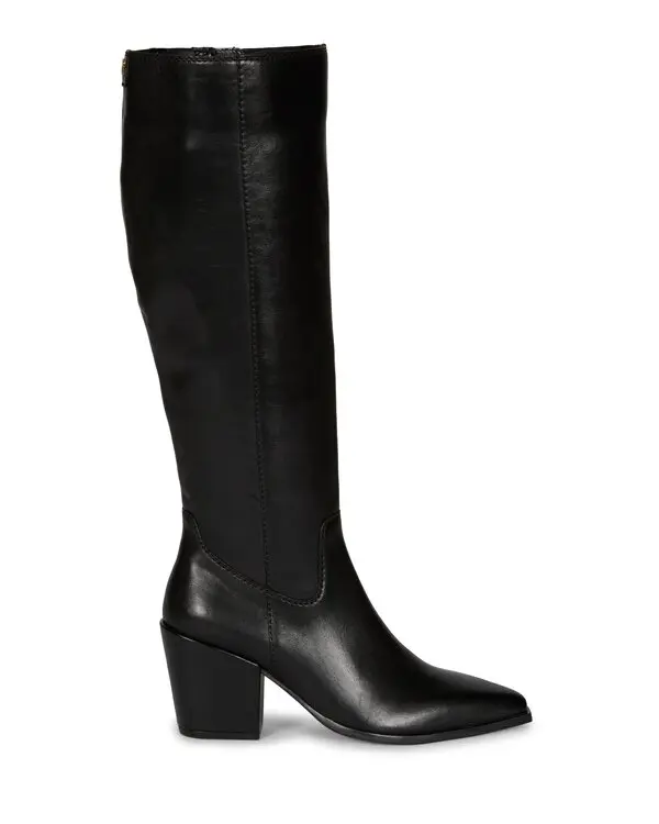 Vince Camuto Pamlia Knee High Boot - Black Leather