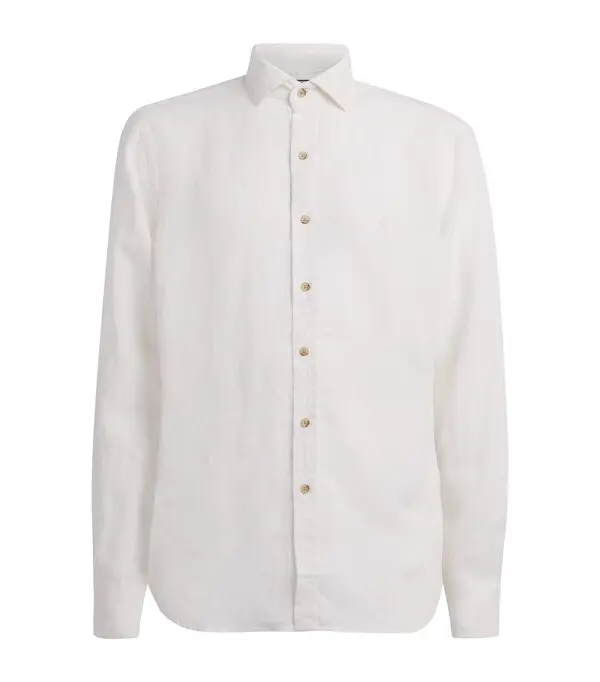 Polo Ralph Lauren Linen Polo Pony Shirt - White