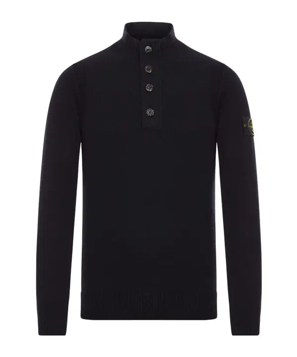 Stone Island High Neck Knitted Jumper
