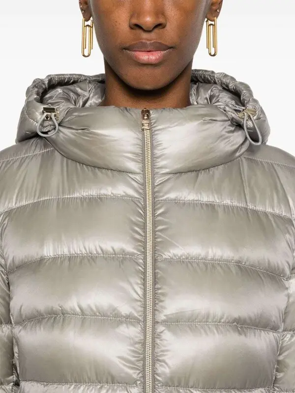 Herno Giada Hooded Quilted Down Jacket