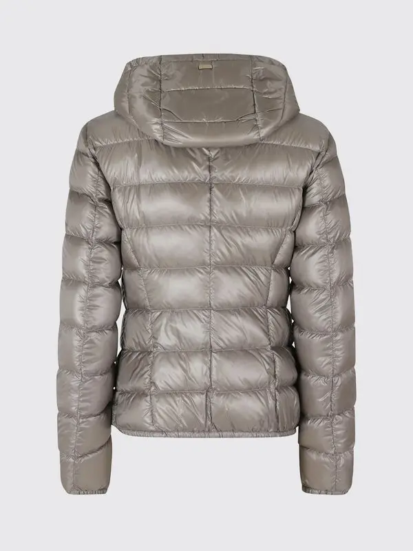Herno Giada Hooded Quilted Down Jacket - Nude