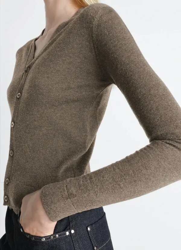 LEMAIRE Buttoned V-neck Cardigan