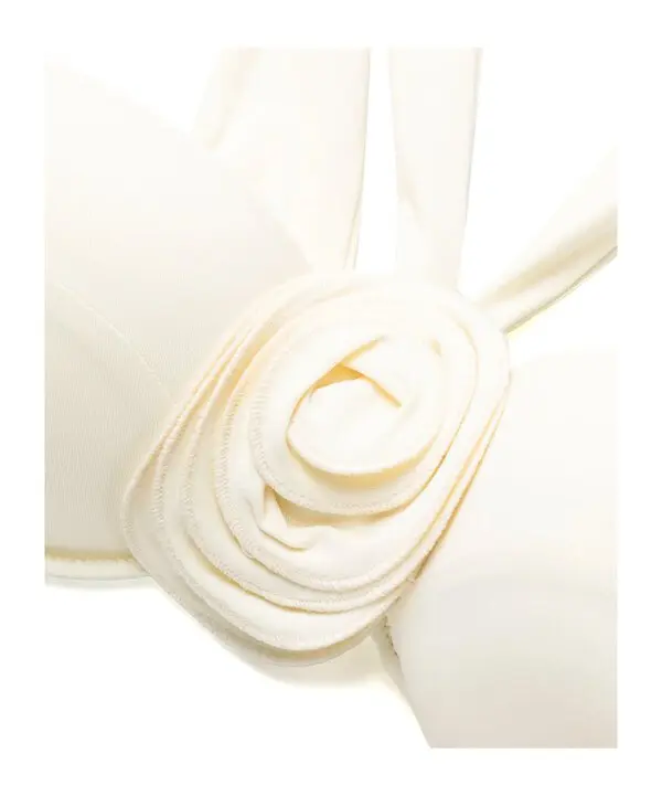 LA REVECHE Flower-detail Bikini Set