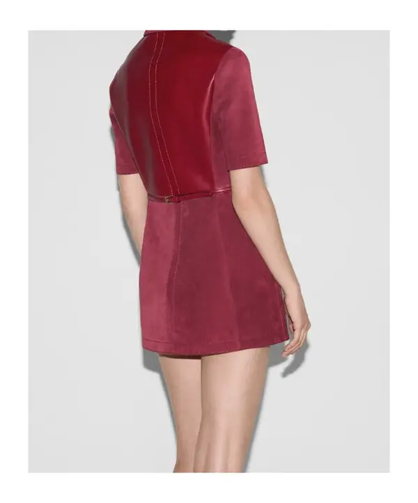 Gucci Short-sleeve Shirt Dress With Horsebit Belt