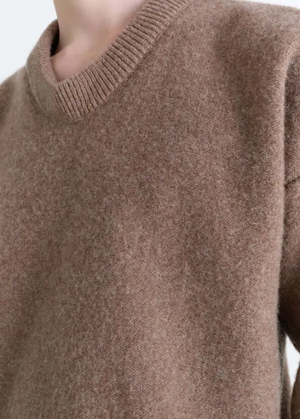 LEMAIRE V-neck Wool Sweater