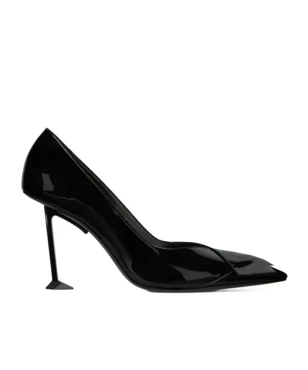 Givenchy Boudoir Fold Pumps In Patent Leather